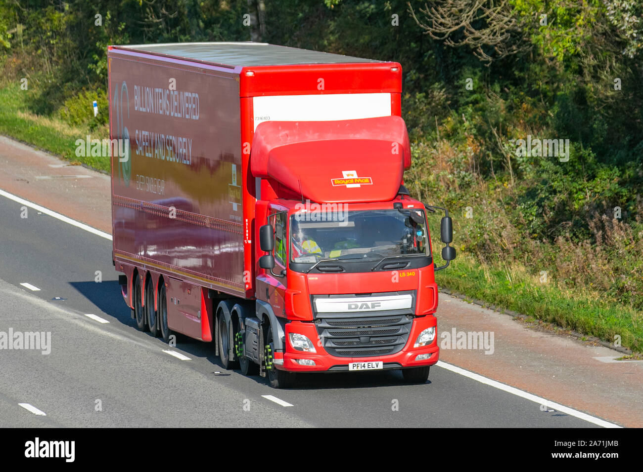 Royal Mail Lorry On Motorway High Resolution Stock Photography and ...