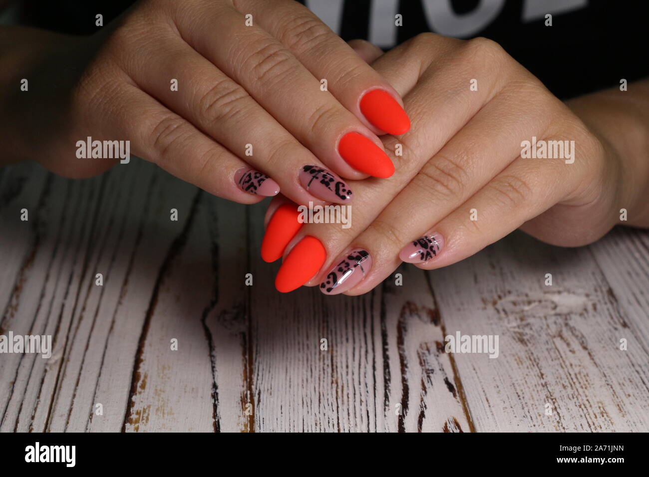 Manicure design, polish tips Stock Photo - Alamy