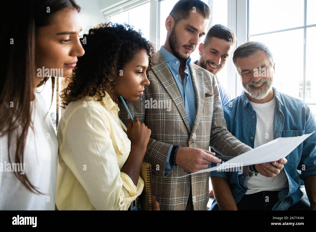 Brainstorming Discussion Communication Plan Concept Stock Photo - Alamy