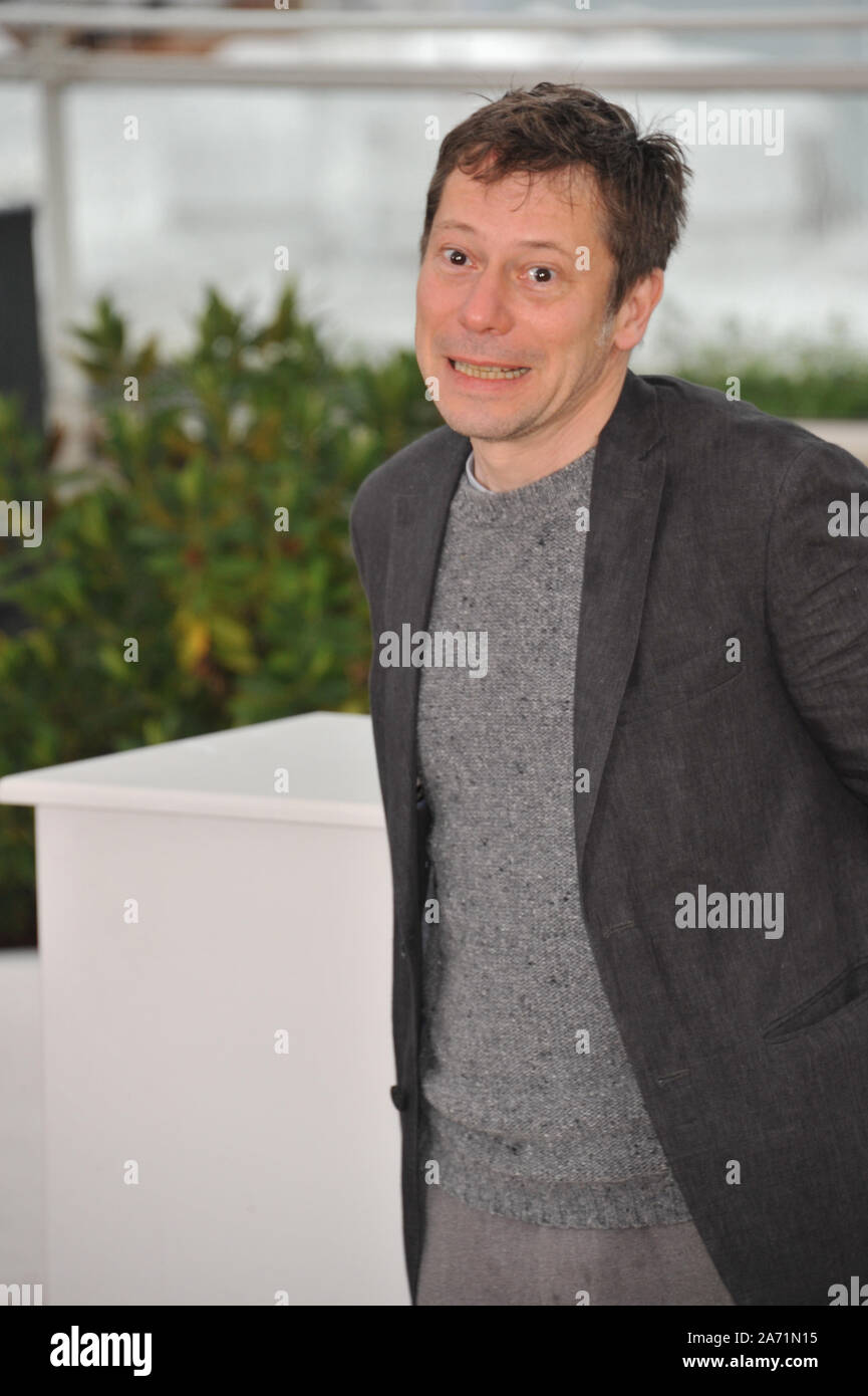 CANNES, FRANCE. May 18, 2013: Mathieu Amalric at the photocall for his ...