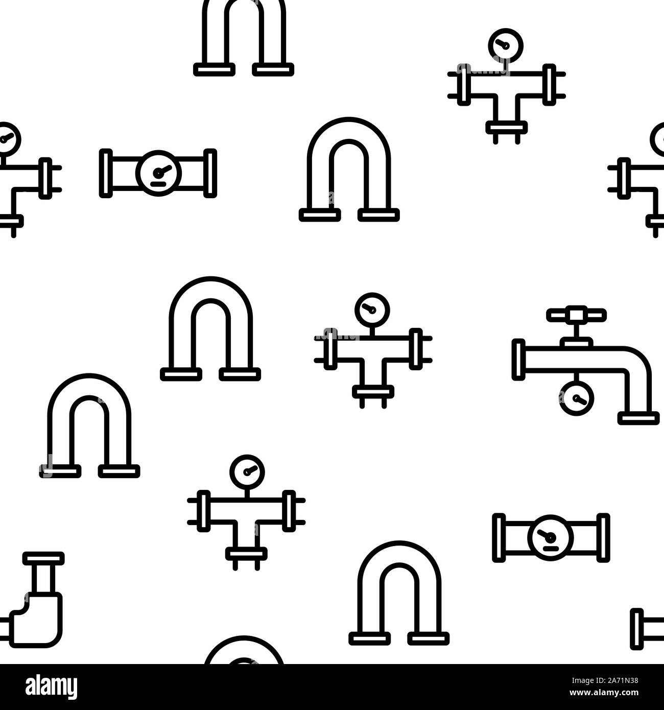 Pipeline Vector Seamless Pattern Stock Vector Image & Art - Alamy