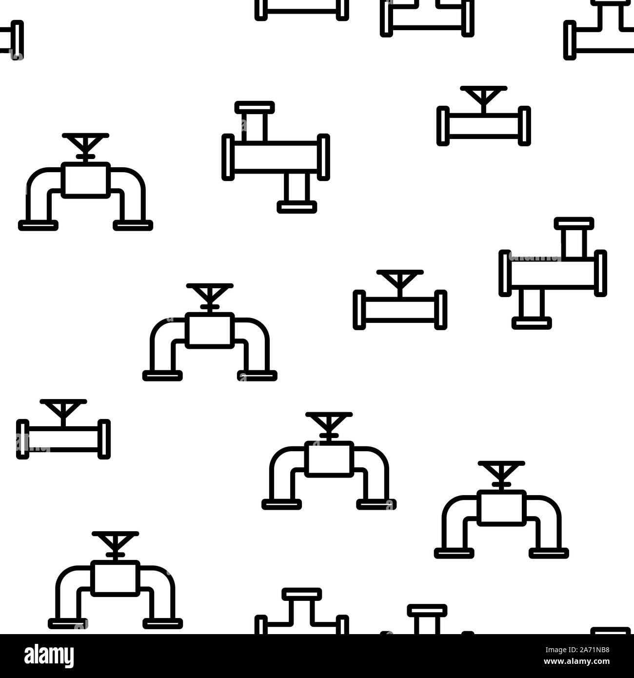 Pipeline Vector Seamless Pattern Stock Vector Image & Art - Alamy
