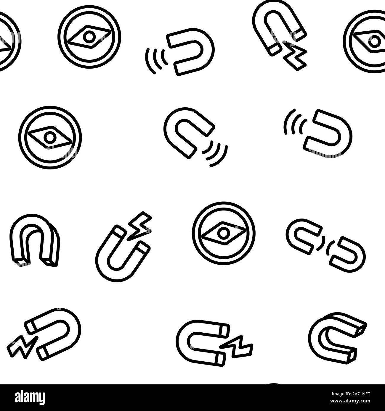 Electromagnetic pattern Cut Out Stock Images & Pictures - Alamy