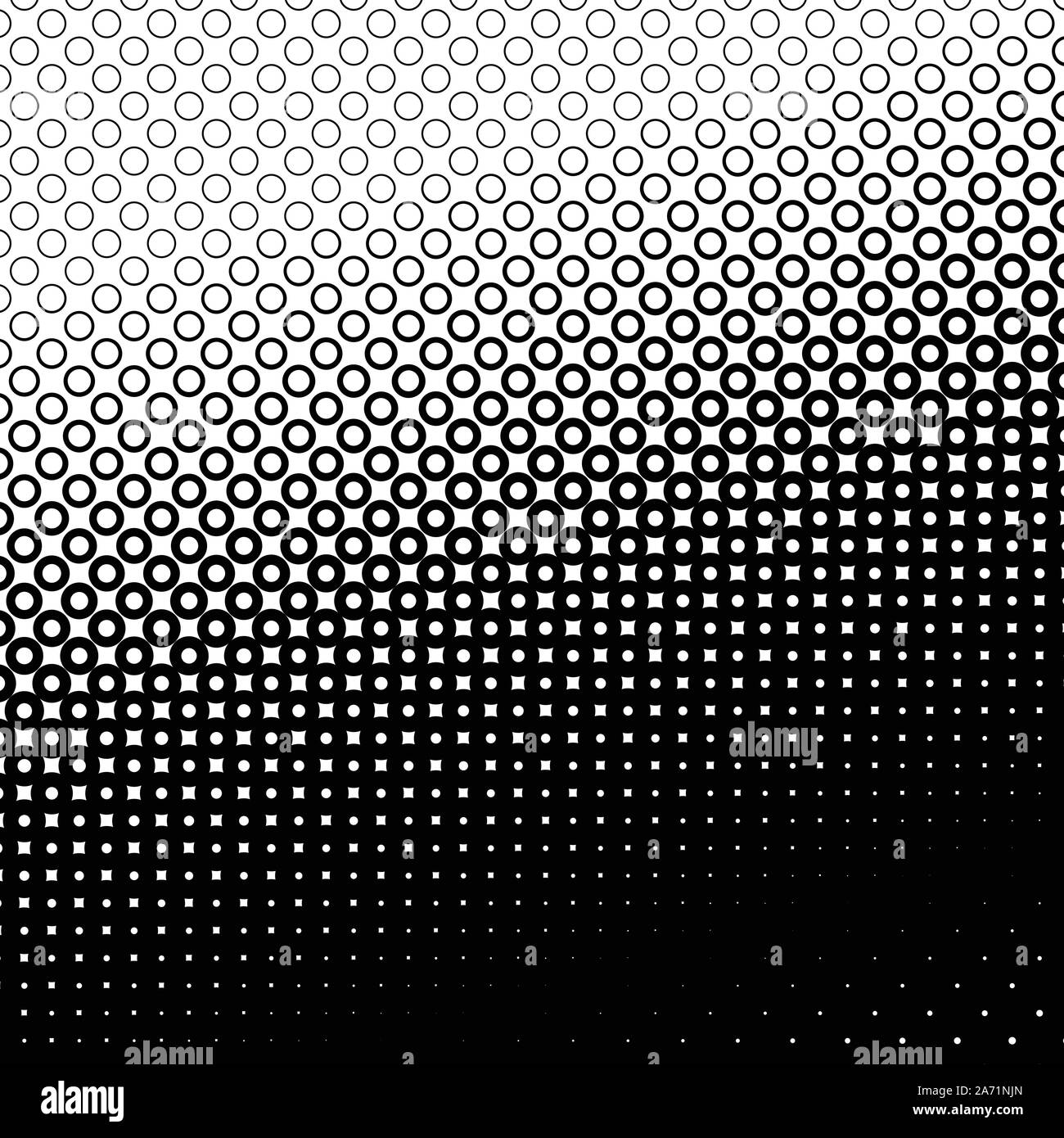 Background with gradient of black and white circles Stock Vector Image ...