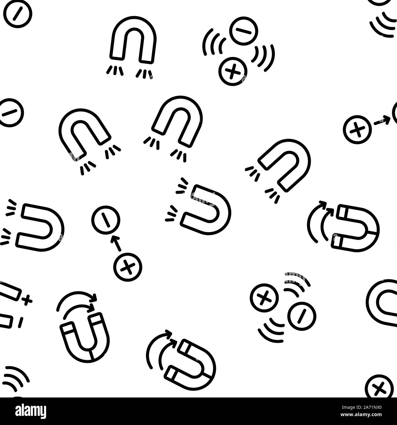 Electromagnetic pattern Black and White Stock Photos & Images - Alamy