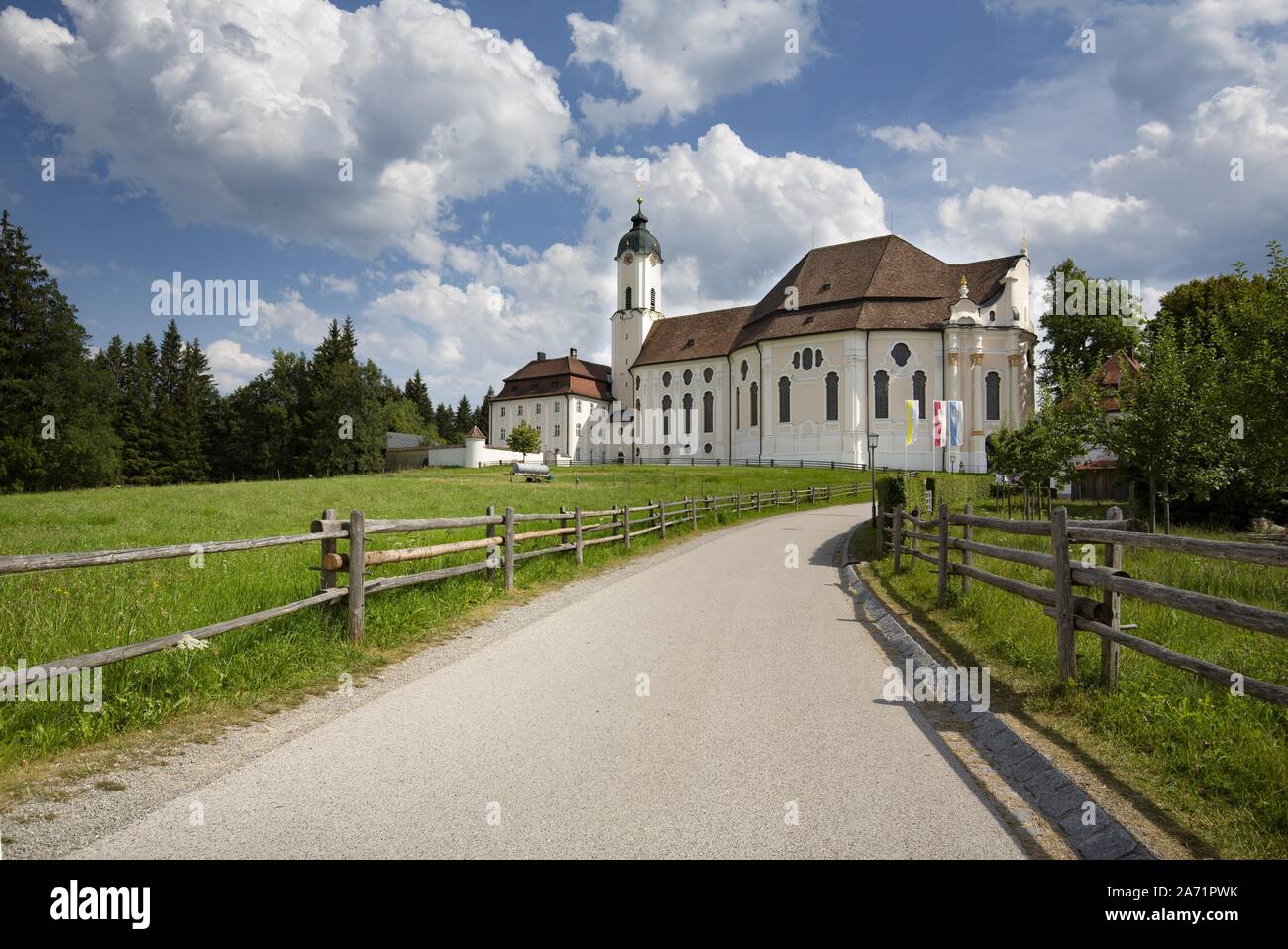 The Wieskirche in the Ostallgau, Germany Stock Photo - Alamy