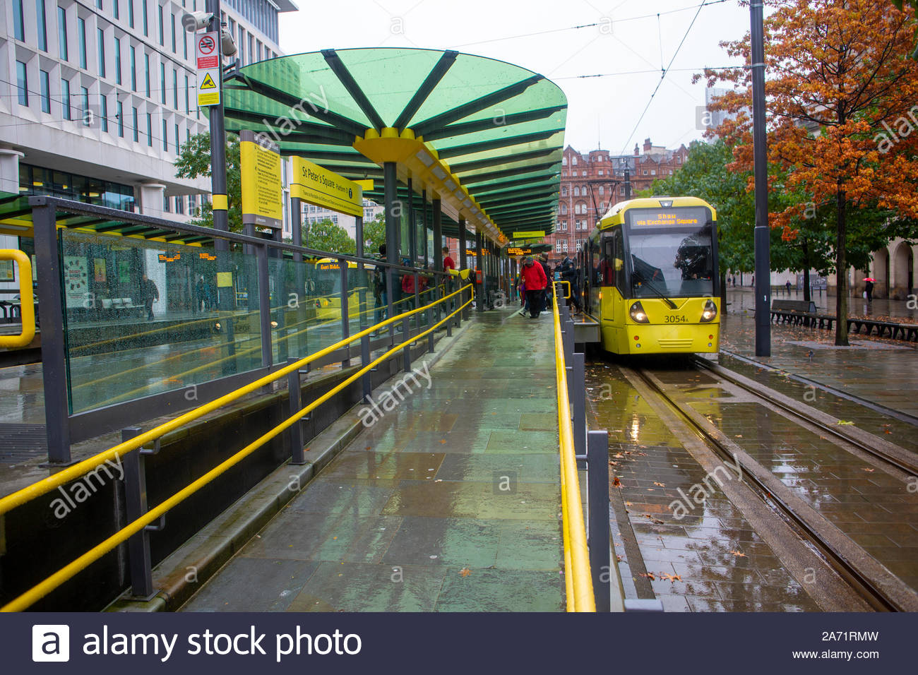 Manchester tramway system hi-res stock photography and images - Alamy