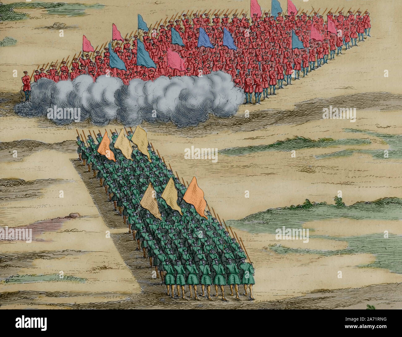 Battalion formation hi-res stock photography and images - Alamy