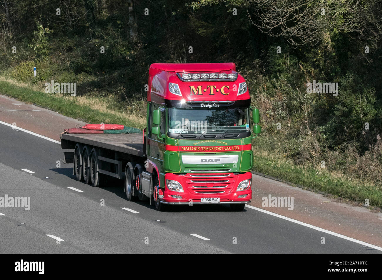 Matlock Transport Co DAF Haulage delivery trucks, lorry, transportation ...