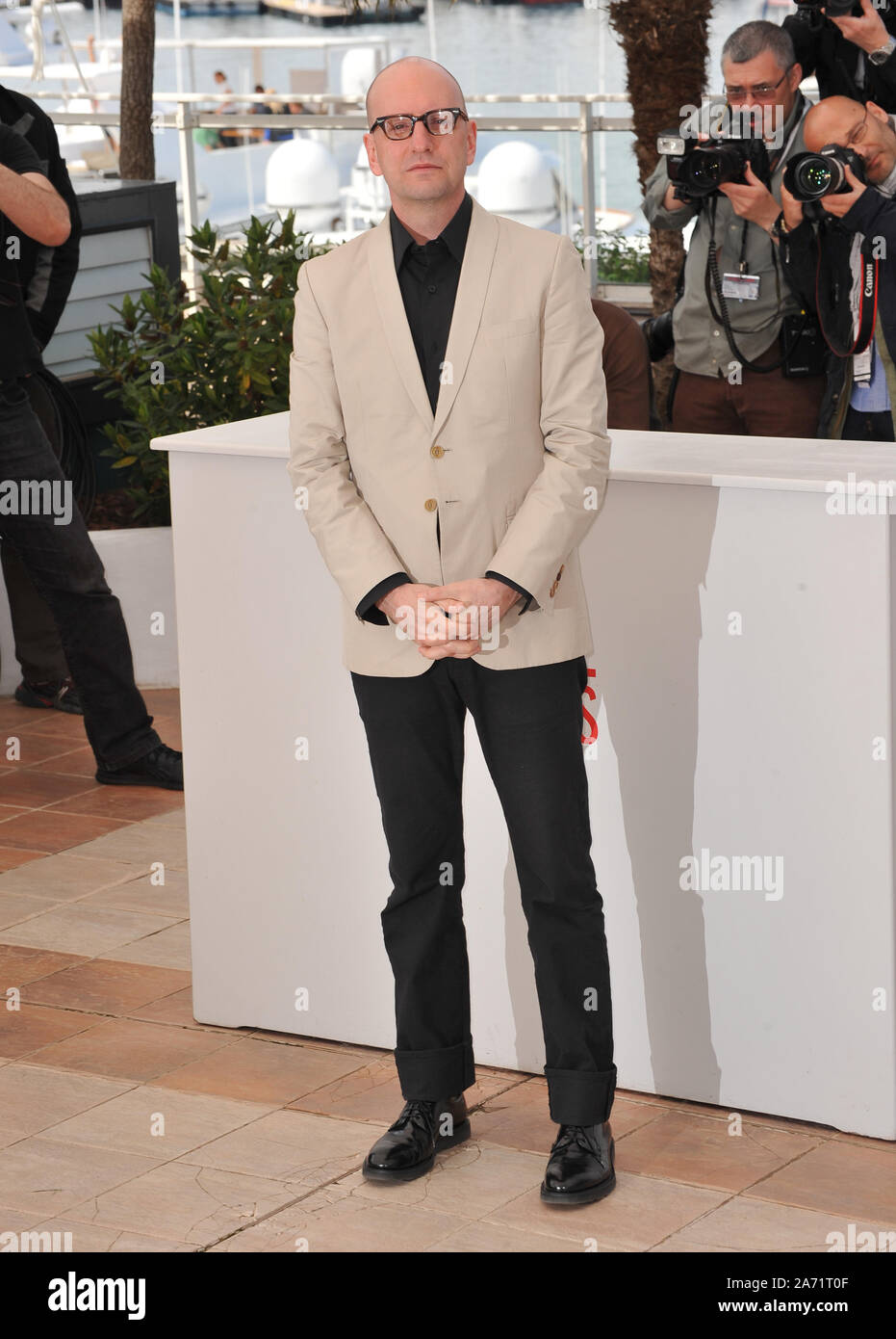 CANNES, FRANCE. May 21, 2013: Director Steven Soderbergh at photocall ...