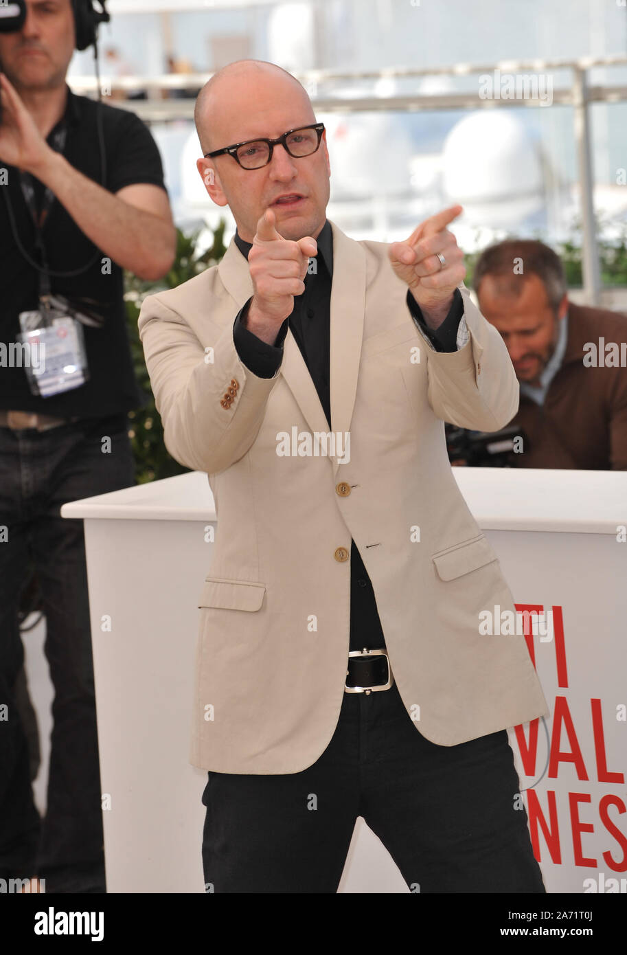 CANNES, FRANCE. May 21, 2013: Director Steven Soderbergh at photocall ...