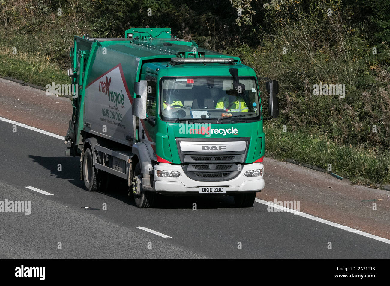 Max recycle DAF garbage truck Haulage delivery trucks, lorry ...