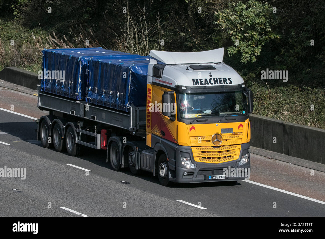 Meachers Mercedes Actros Haulage delivery trucks, lorry, transportation ...
