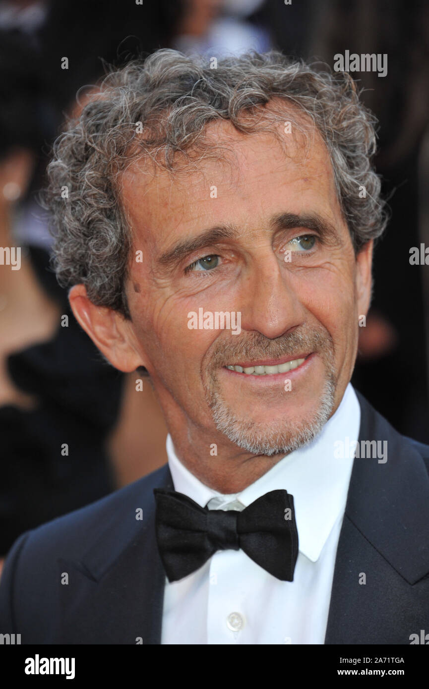 CANNES, FRANCE. May 21, 2013: Alain Prost at gala premiere for "Behind ...