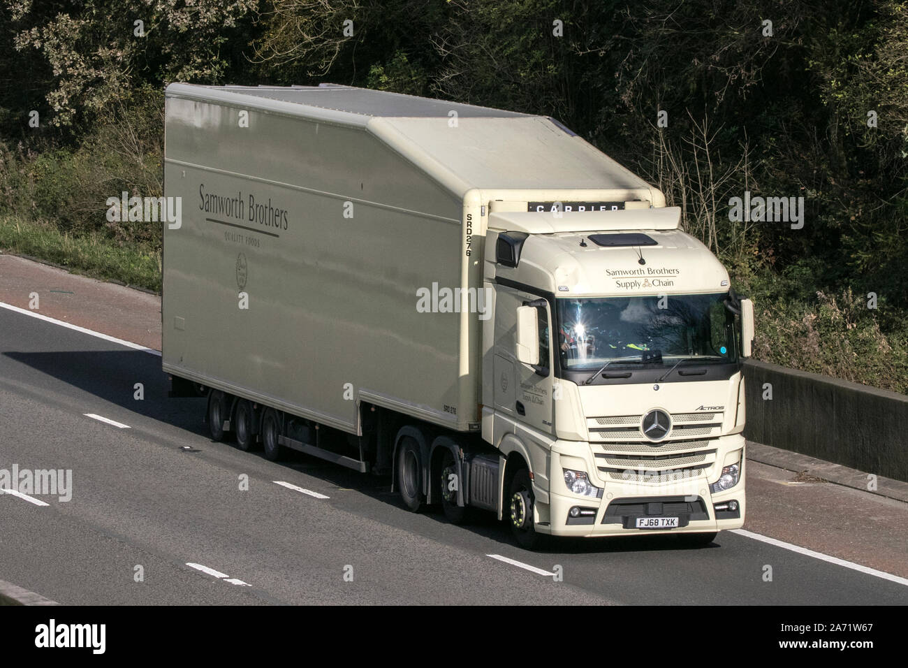 Samworth Brothers Foods Haulage delivery trucks, lorry, transportation ...