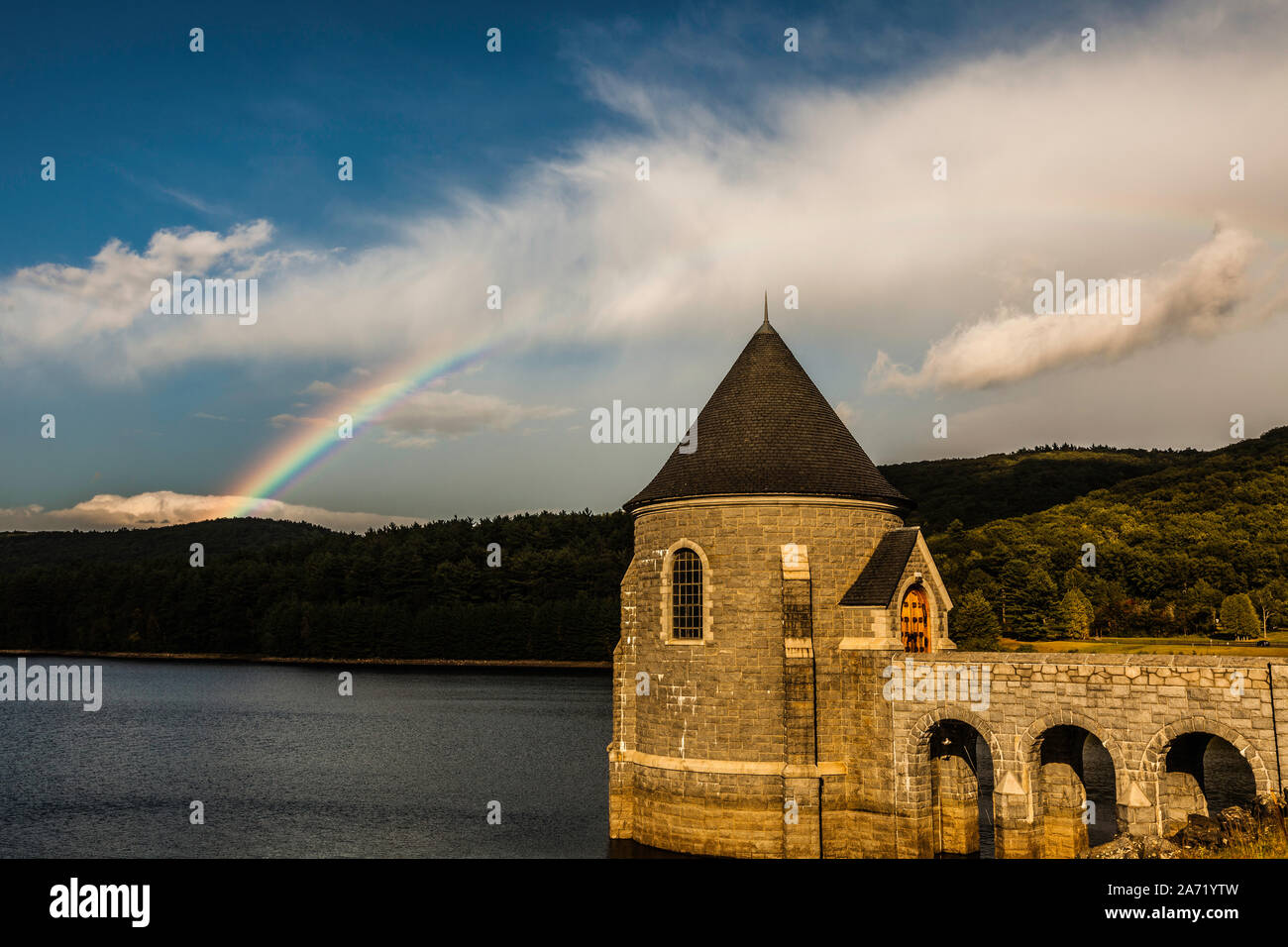 Double Rainbow Saville Dam Barkhamsted Reservoir Barkhamsted ...