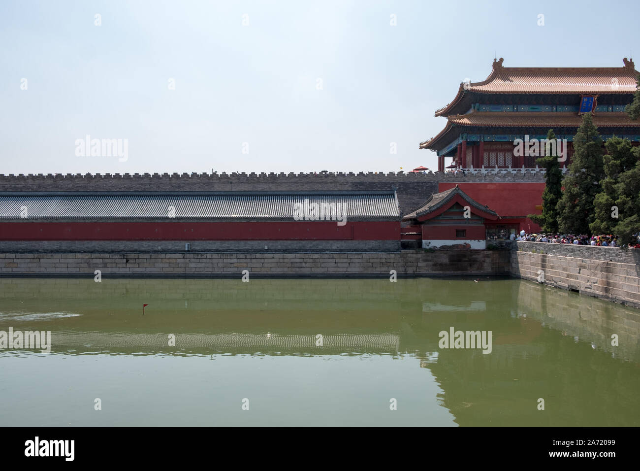 Wall of the Forbidden Temple Stock Photo - Alamy