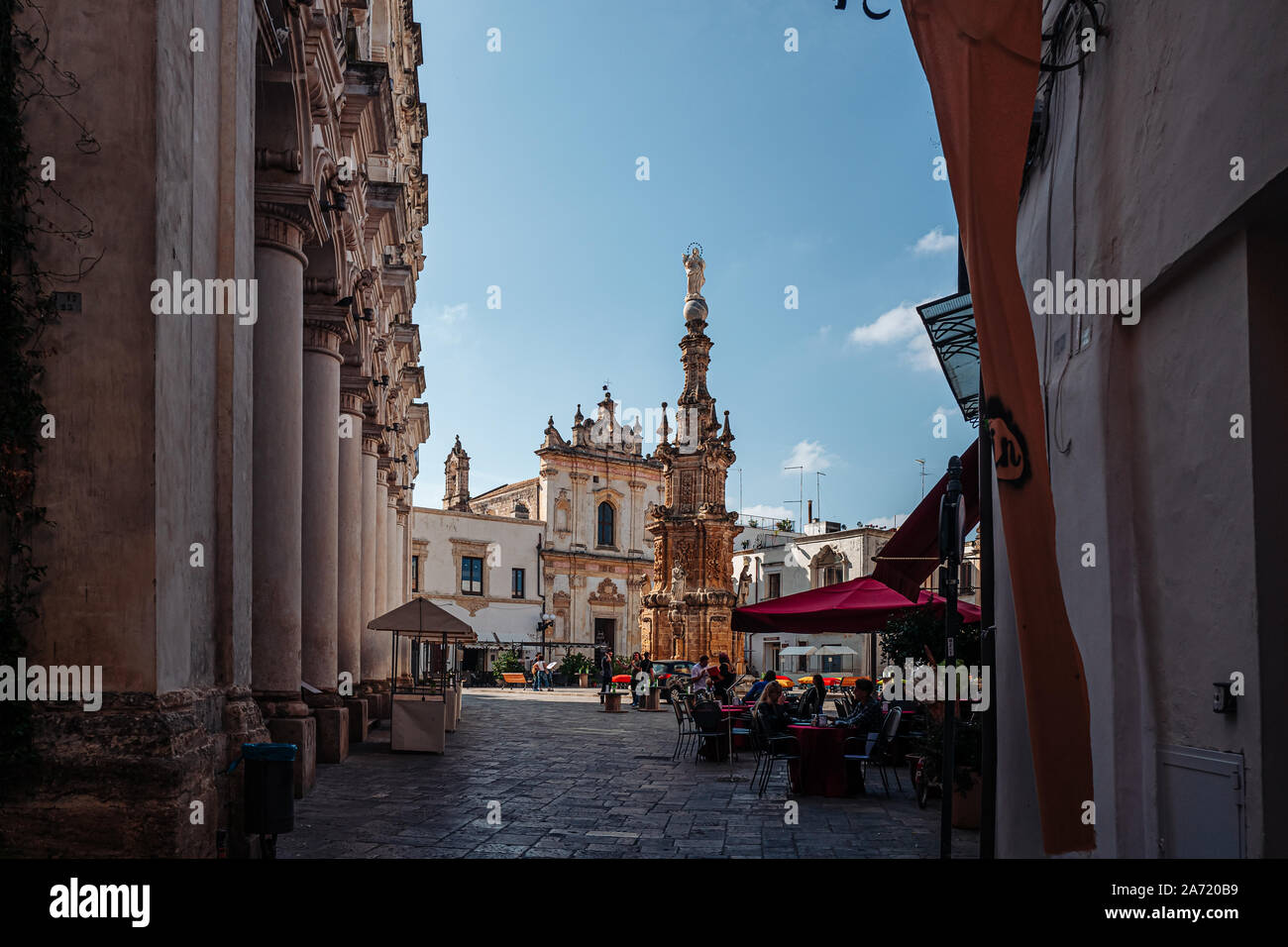 Wonderful architecture in the old town of Nardò, province of Lecce ...