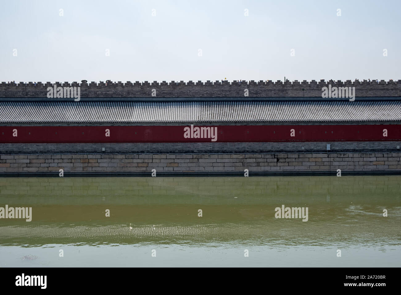 Wall of the Forbidden Temple Stock Photo - Alamy