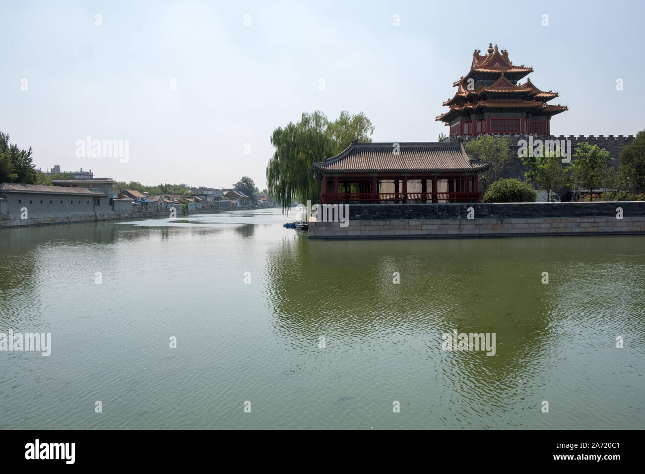 Lake Surrounding the Forbidden Temple Stock Photo - Alamy