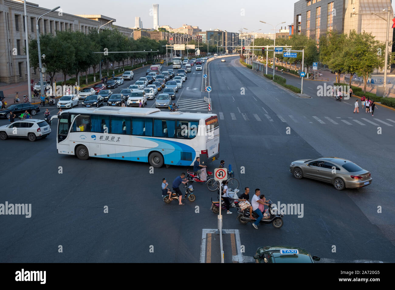 Driving in the Streets of Beijing Stock Photo - Alamy