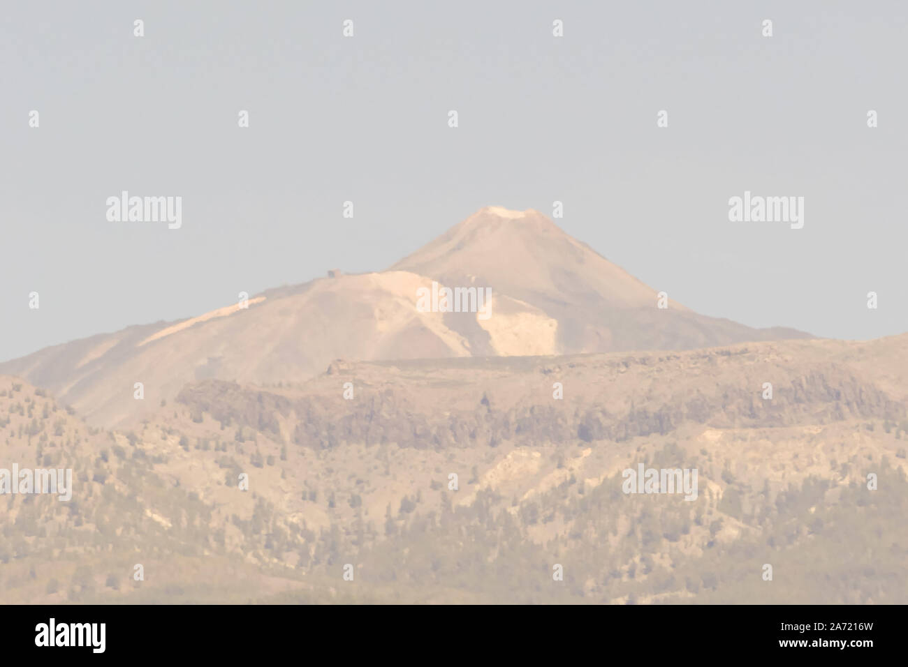 Photo Picture of the Beautiful Volcan Basaltic Mountain Stock Photo - Alamy