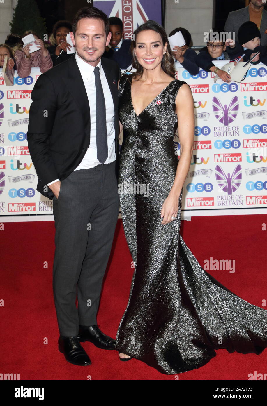 Frank Lampard and Christine Lampard on the red carpet at The Daily ...