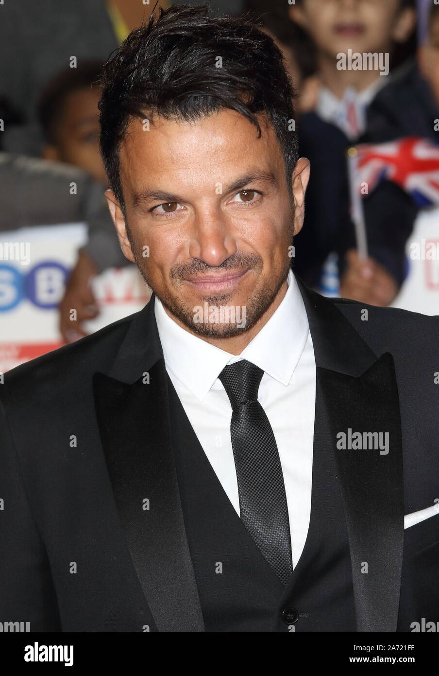 Peter Andre on the red carpet at The Daily Mirror Pride of Britain ...