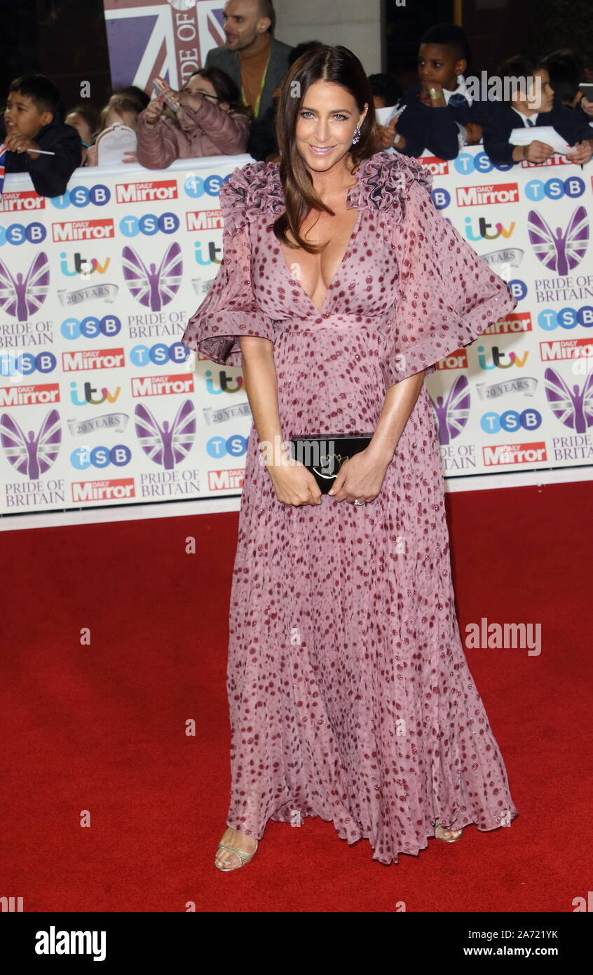 Lisa Snowdon on the red carpet at The Daily Mirror Pride of Britain ...
