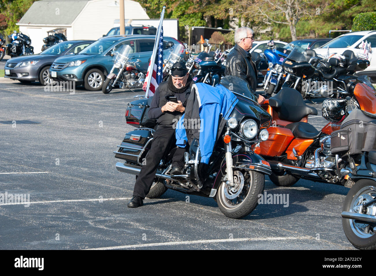 Couple riding harley davidson motorcycle hi-res stock photography and ...