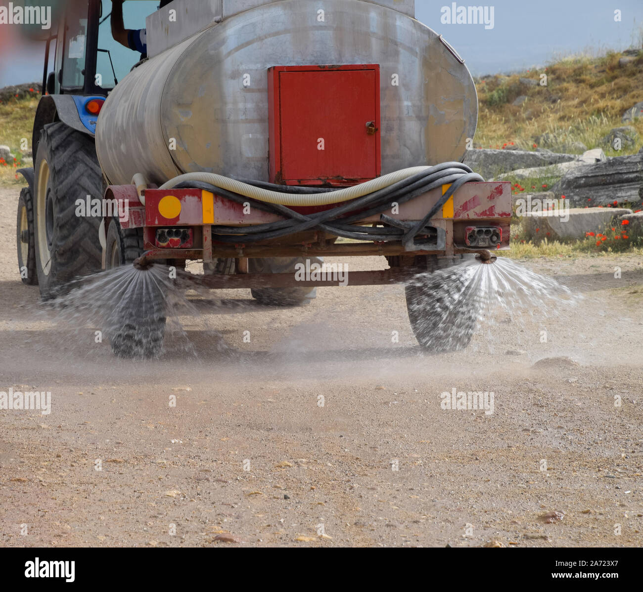 Dust control water spray hi-res stock photography and images - Alamy