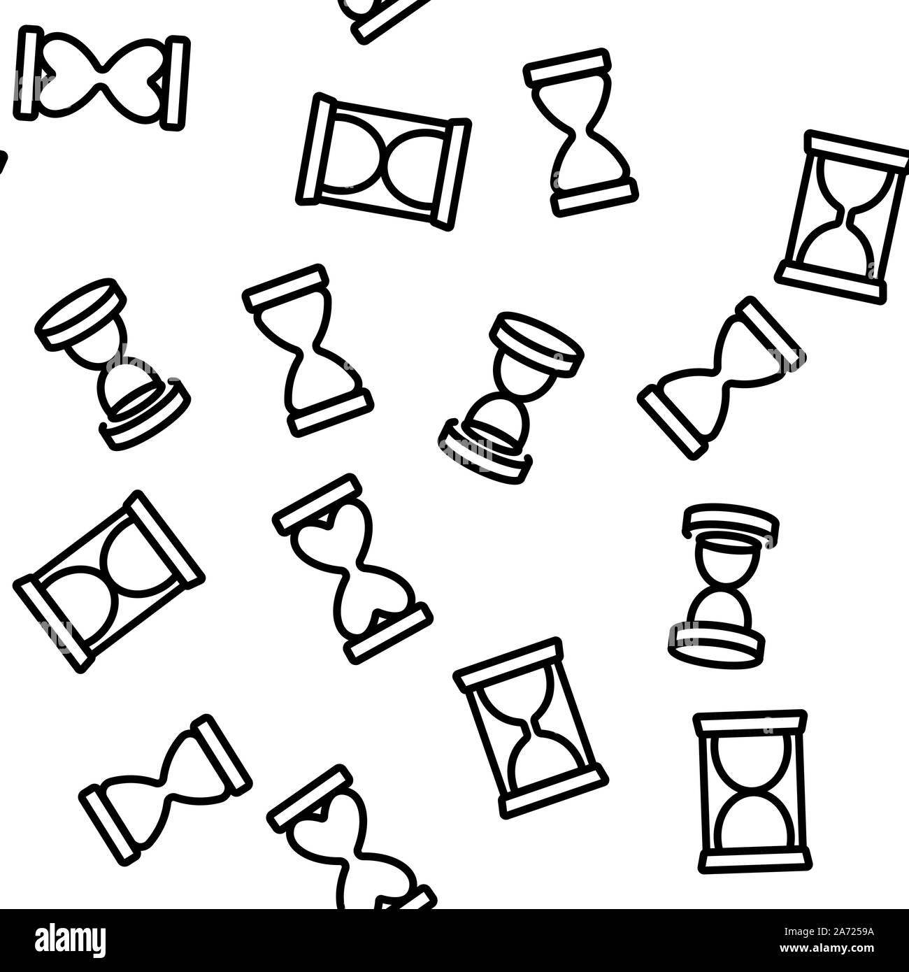 Hourglass Vector Seamless Pattern Stock Vector Image & Art - Alamy