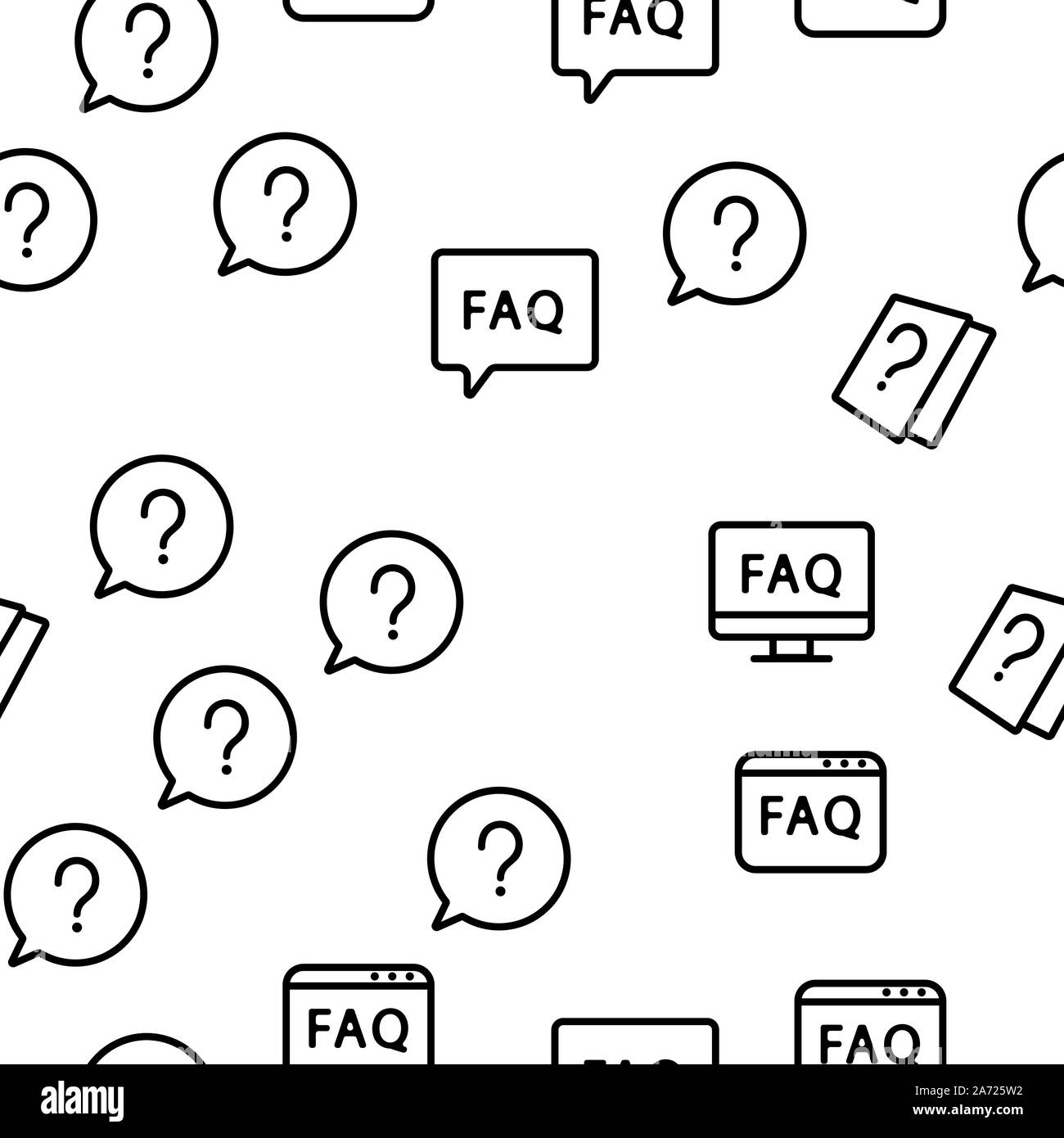 Faq Frequently Asked Questions Vector Seamless Pattern Stock Vector ... Faq Frequently Asked Questions Vector Seamless Pattern Stock Vector ...