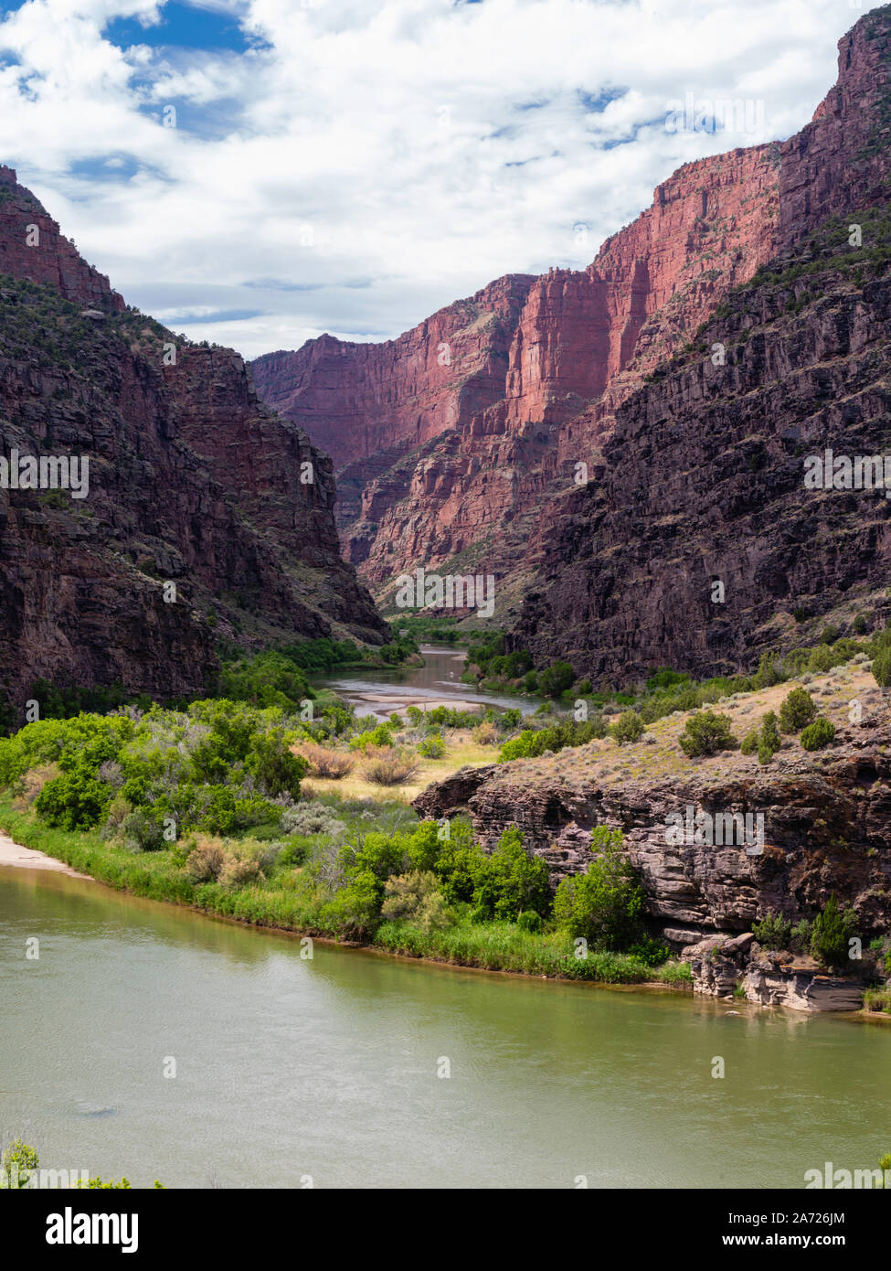 Gates of Lodore, Green River, Dinosaur National Monument, Colorado, USA ...