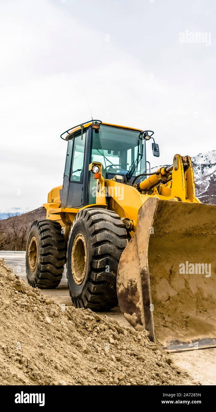 Bulldozer Front View
