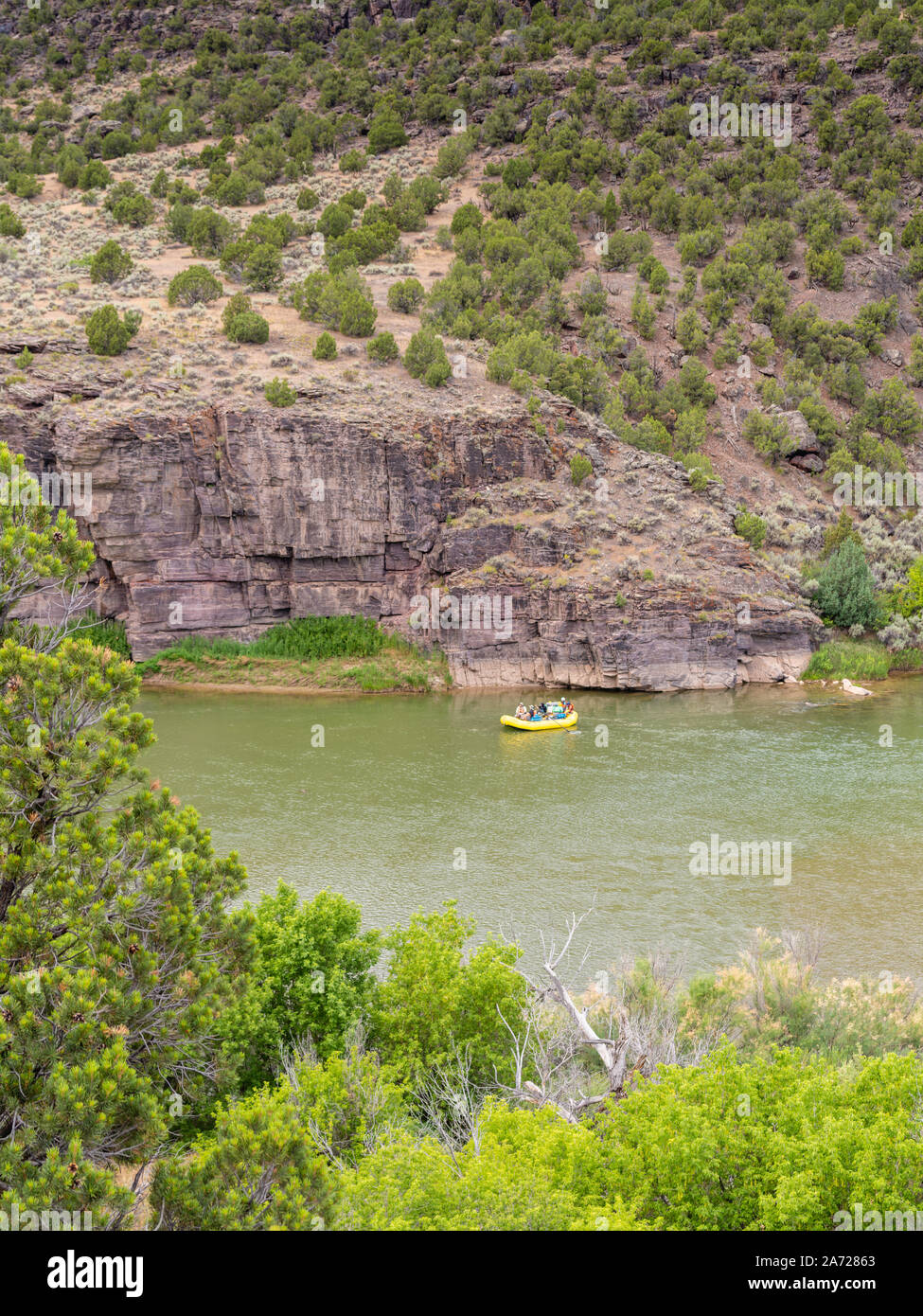 Gates of Lodore, Green River, Dinosaur National Monument, Colorado, USA ...