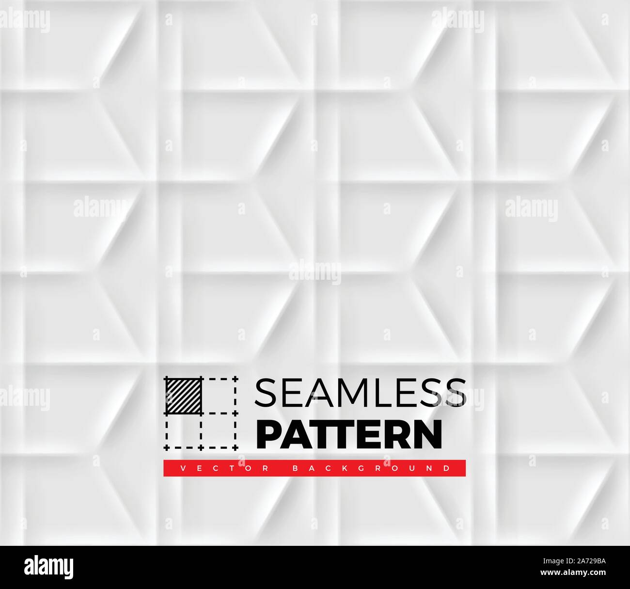 Seamless pattern with hexagonal cells made from shadows and lights in ...