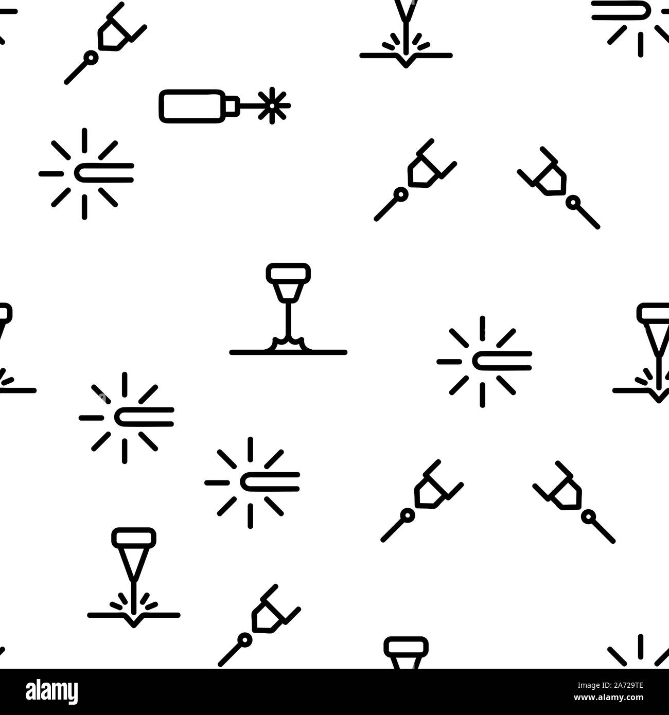 Laser Beam Vector Seamless Pattern Stock Vector Image & Art - Alamy