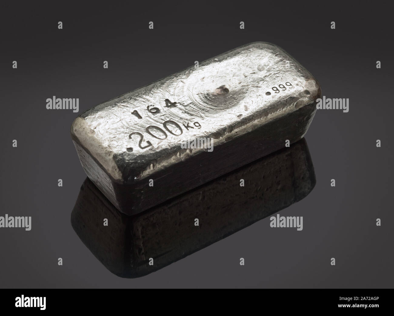 Silver ingot hi-res stock photography and images - Alamy