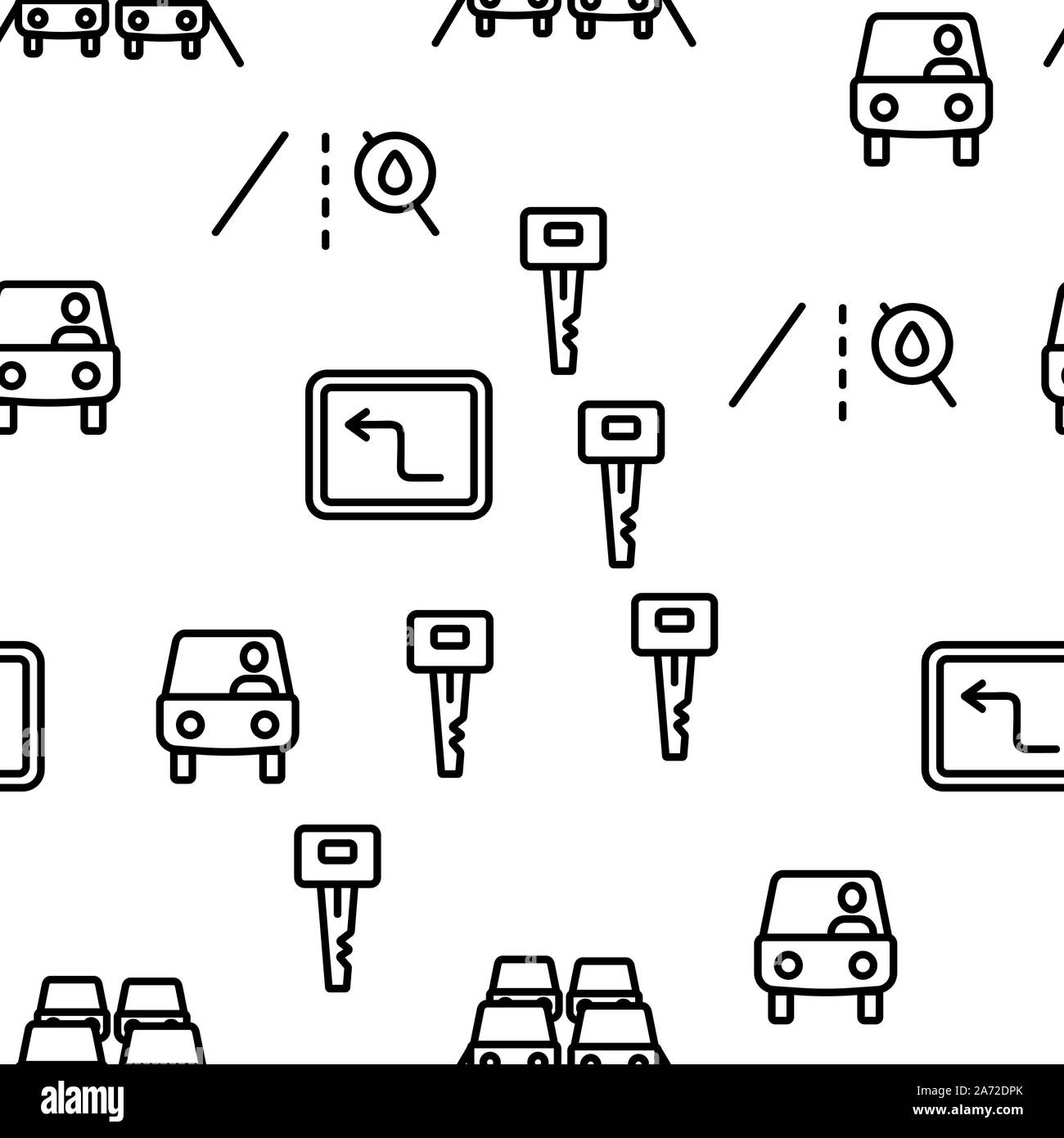 Driver Vector Seamless Pattern Stock Vector Image & Art - Alamy