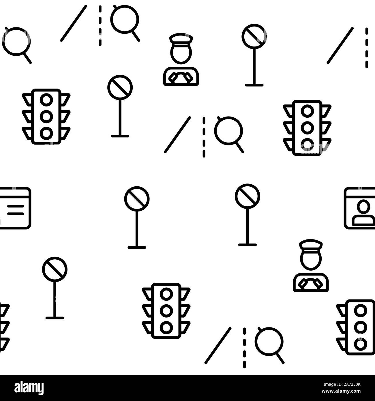 Driver Vector Seamless Pattern Stock Vector Image & Art - Alamy