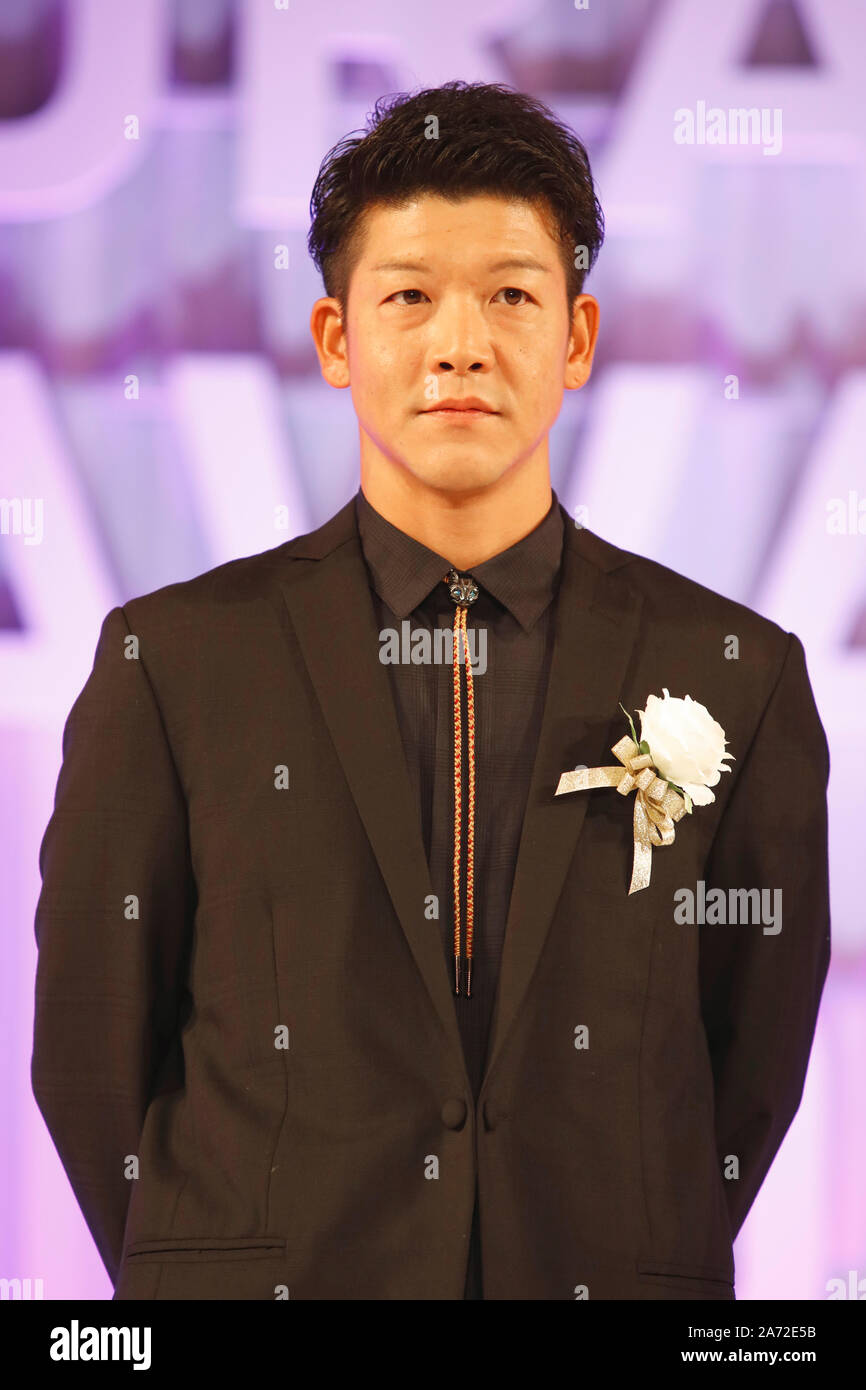 Japanese actor Taro Suruga attends the award ceremony of the Tokyo ...