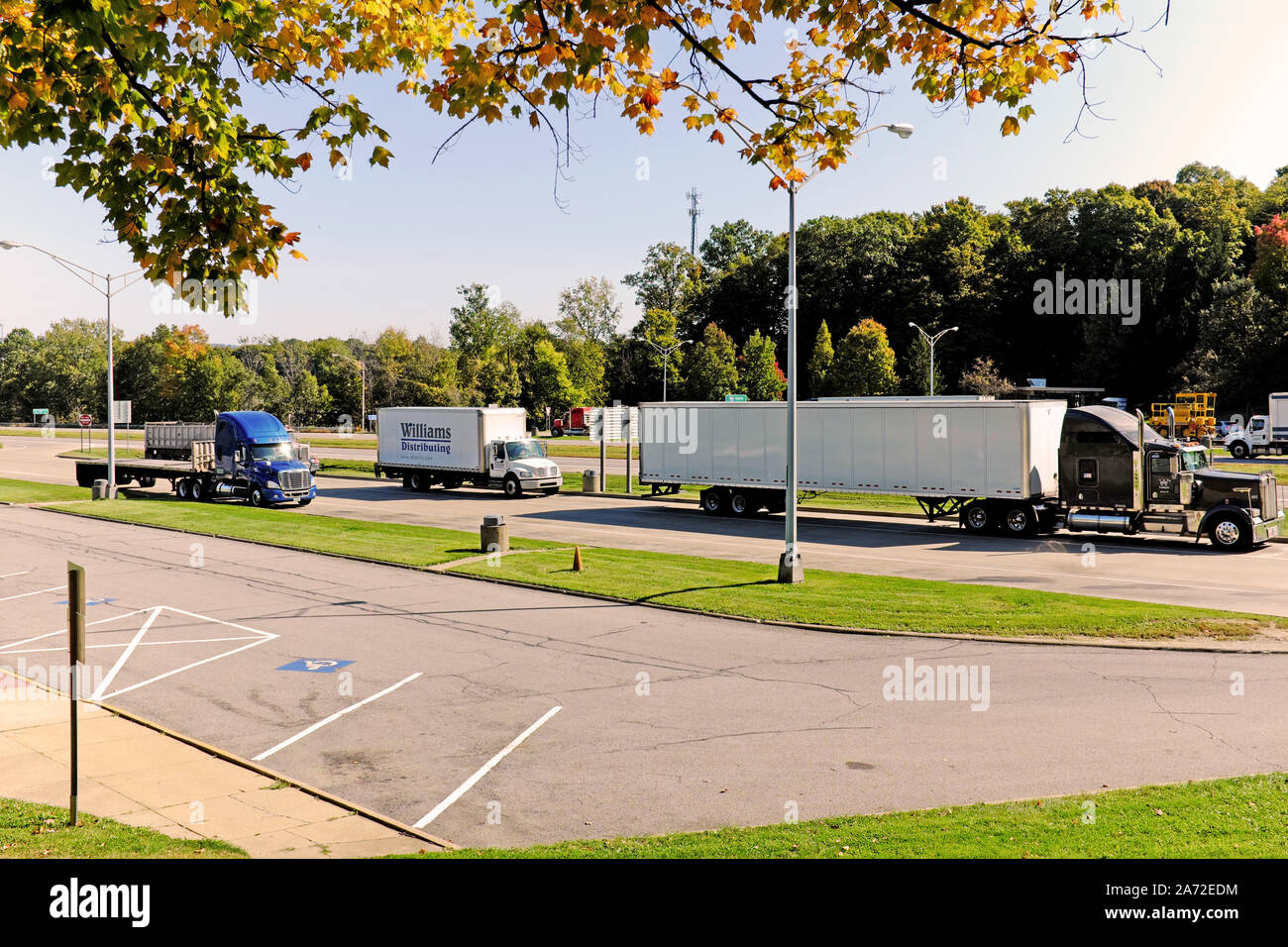 Truck rest area hi-res stock photography and images - Alamy