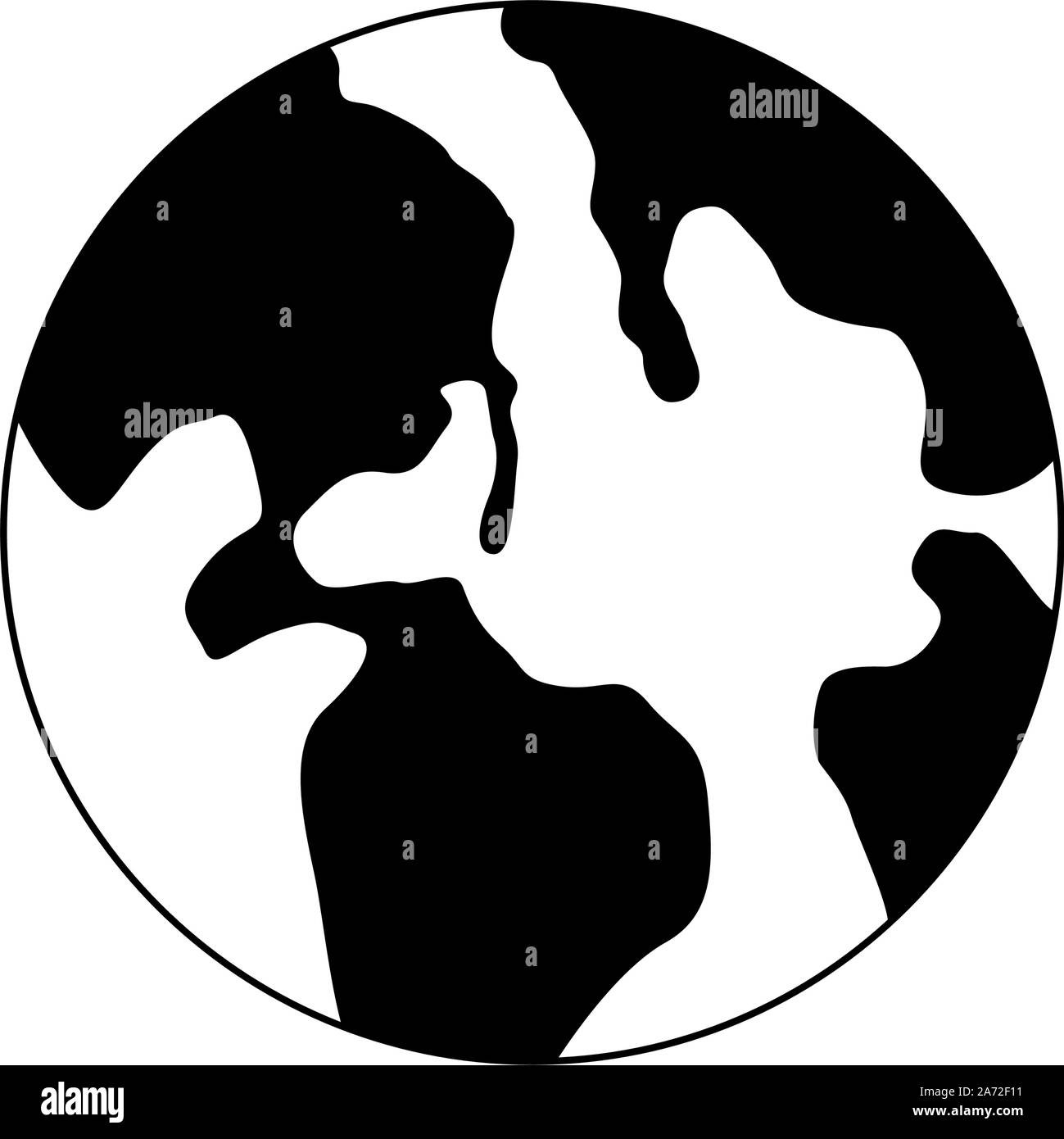 earth planet icon, flat design Stock Vector Image & Art - Alamy