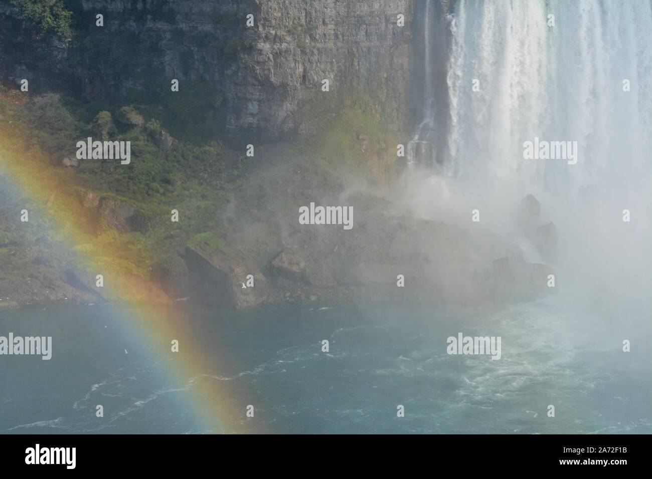 Rainbow over Niagara Falls from the Canadian Side, Ontario, Canada ...