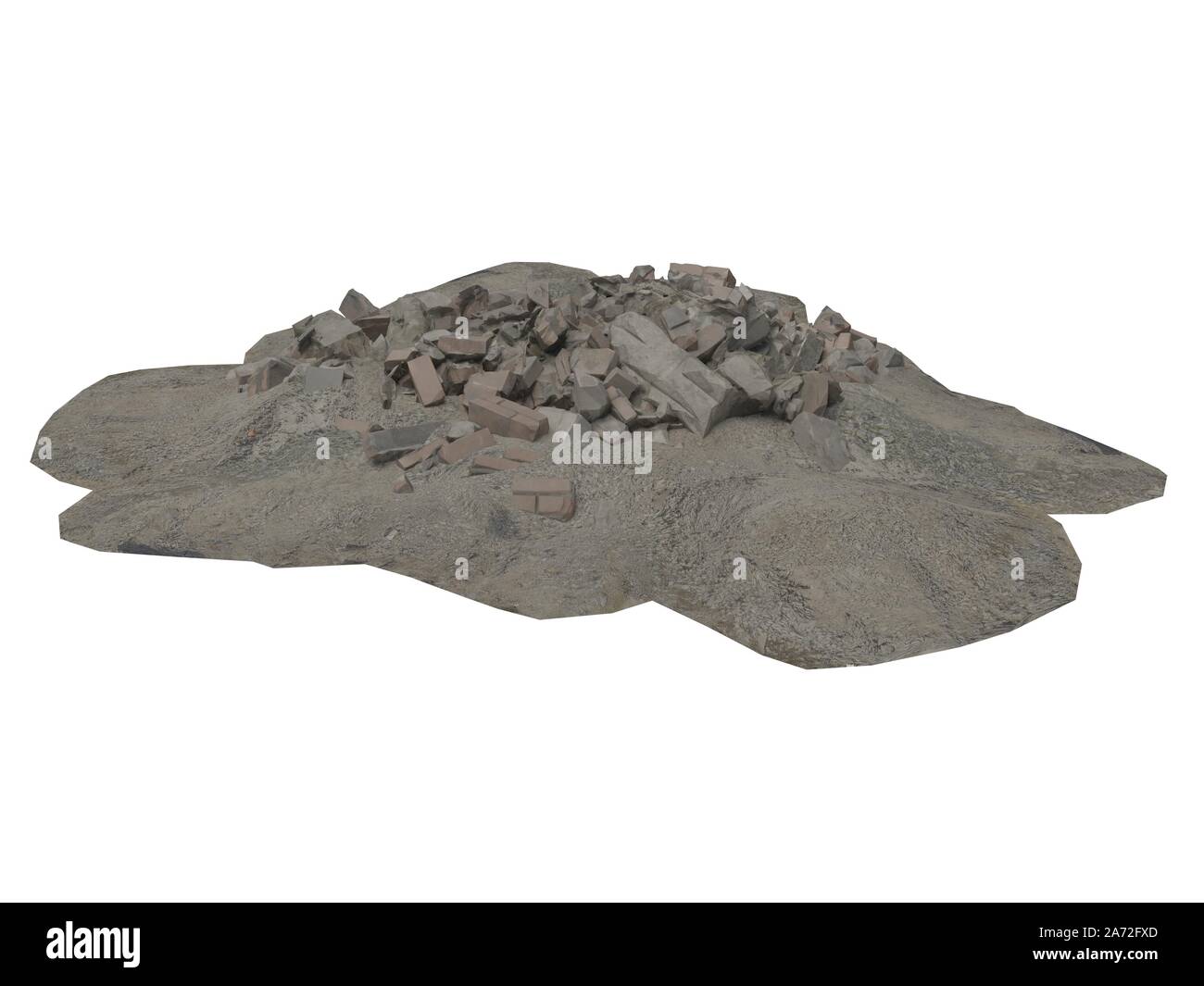 Rock rubble texture Cut Out Stock Images & Pictures - Alamy