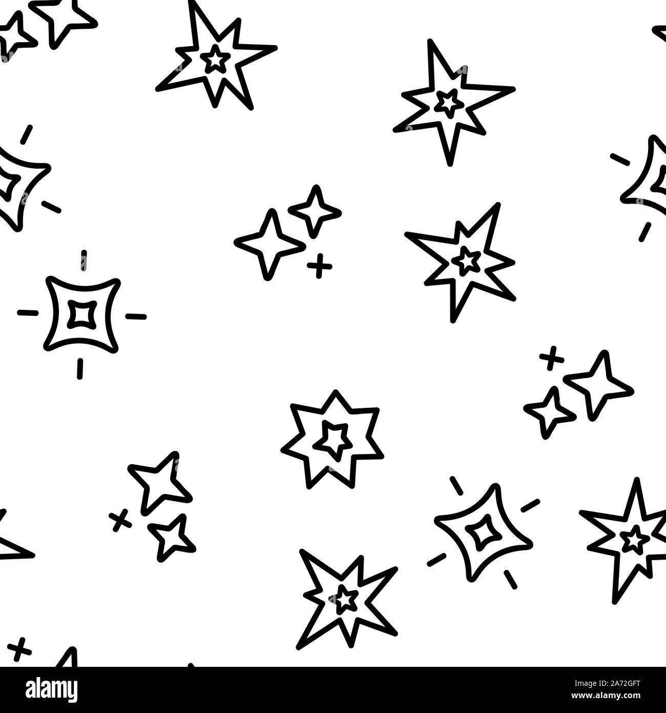 Glitter star burst background seamless Black and White Stock Photos ...