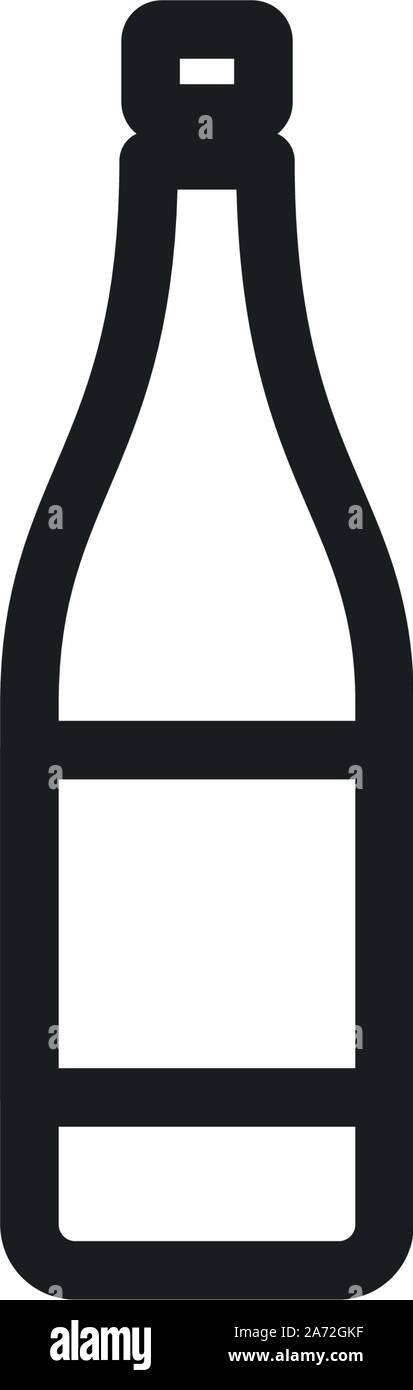 bottle icon design, Drink beverage liquid menu restaurant store and ...