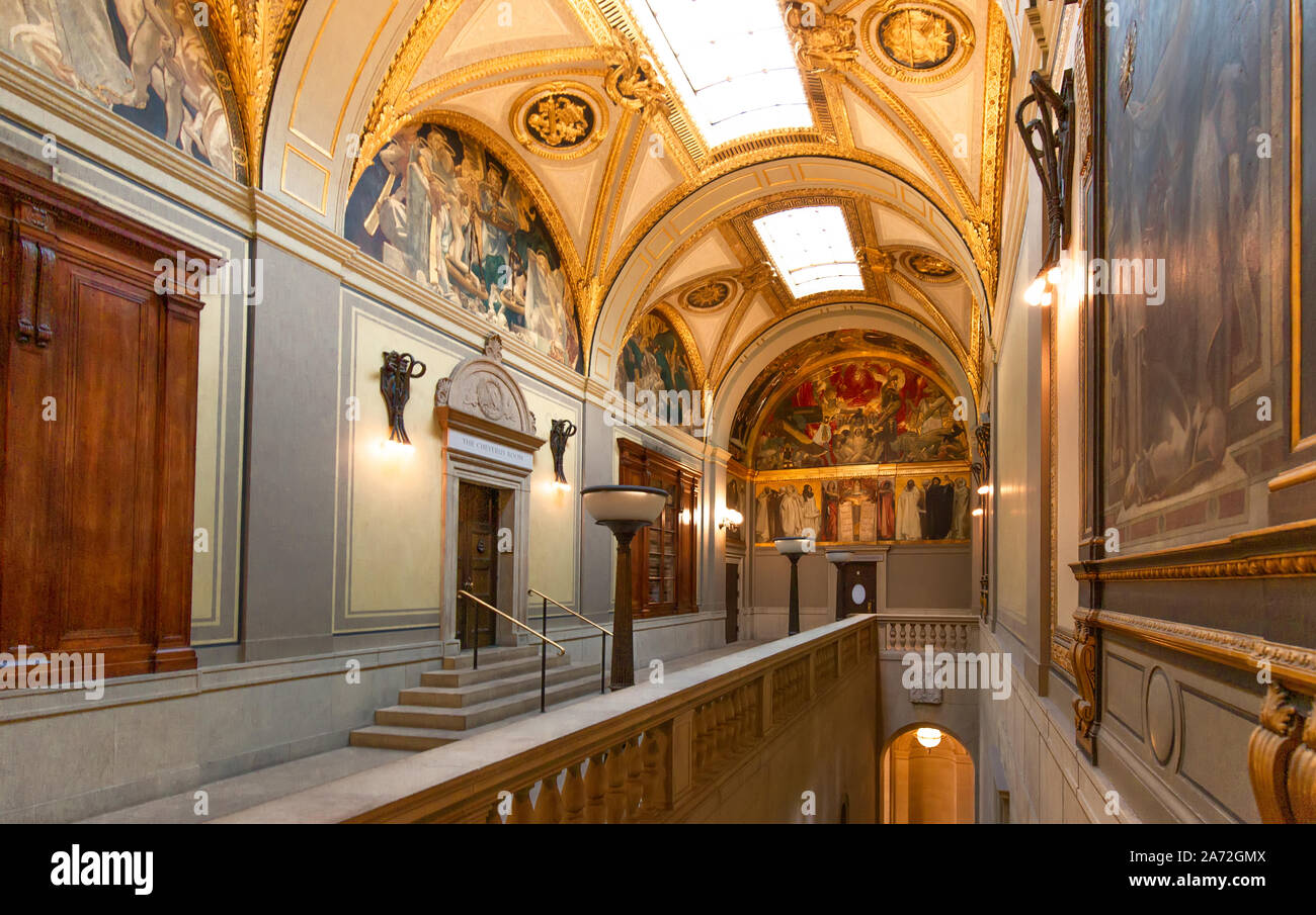 Trinity church boston interior hi-res stock photography and images - Alamy
