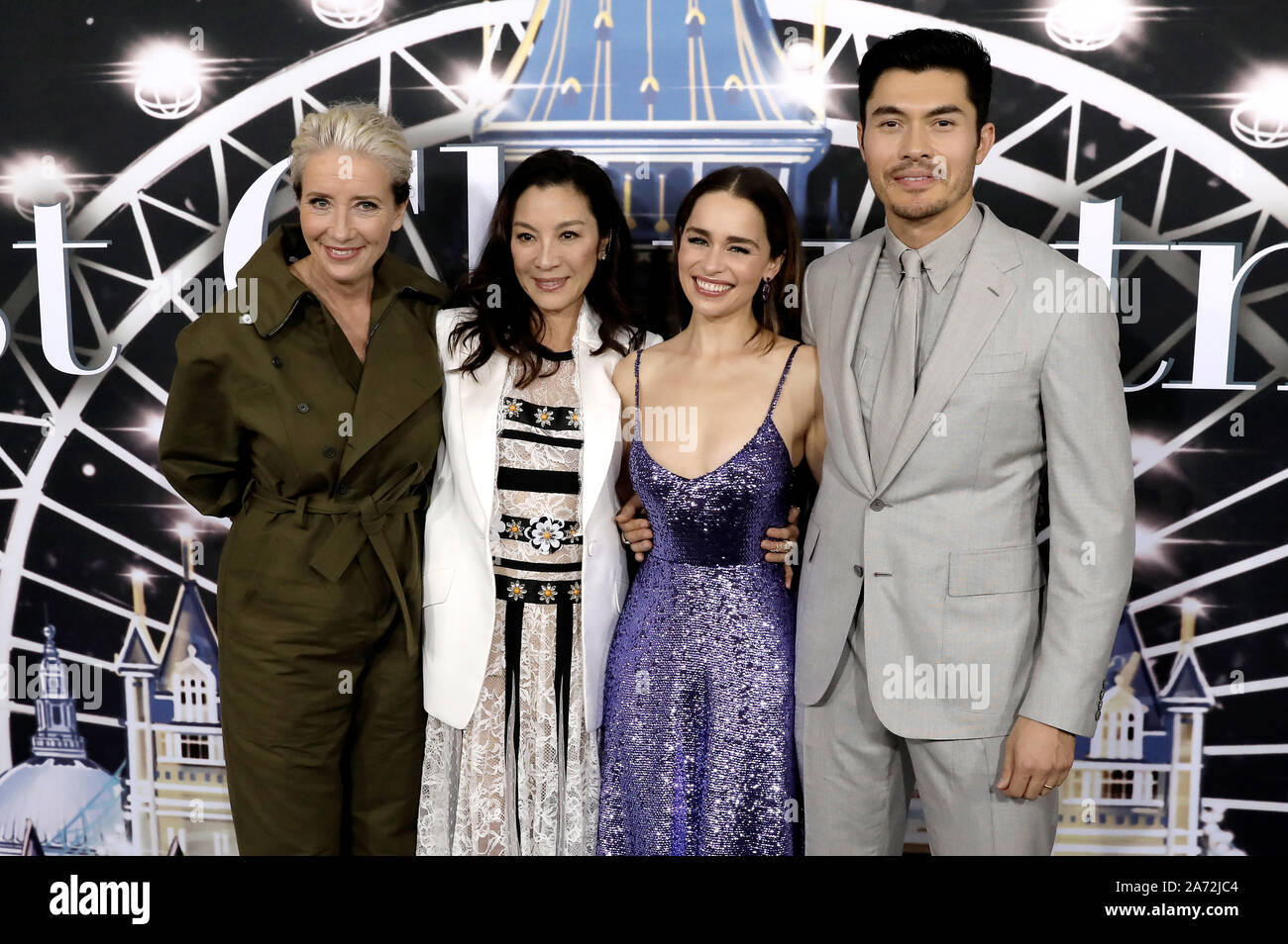 New York, United States. 29th Oct, 2019. (L-R) Actor's, Emma Thompson ...